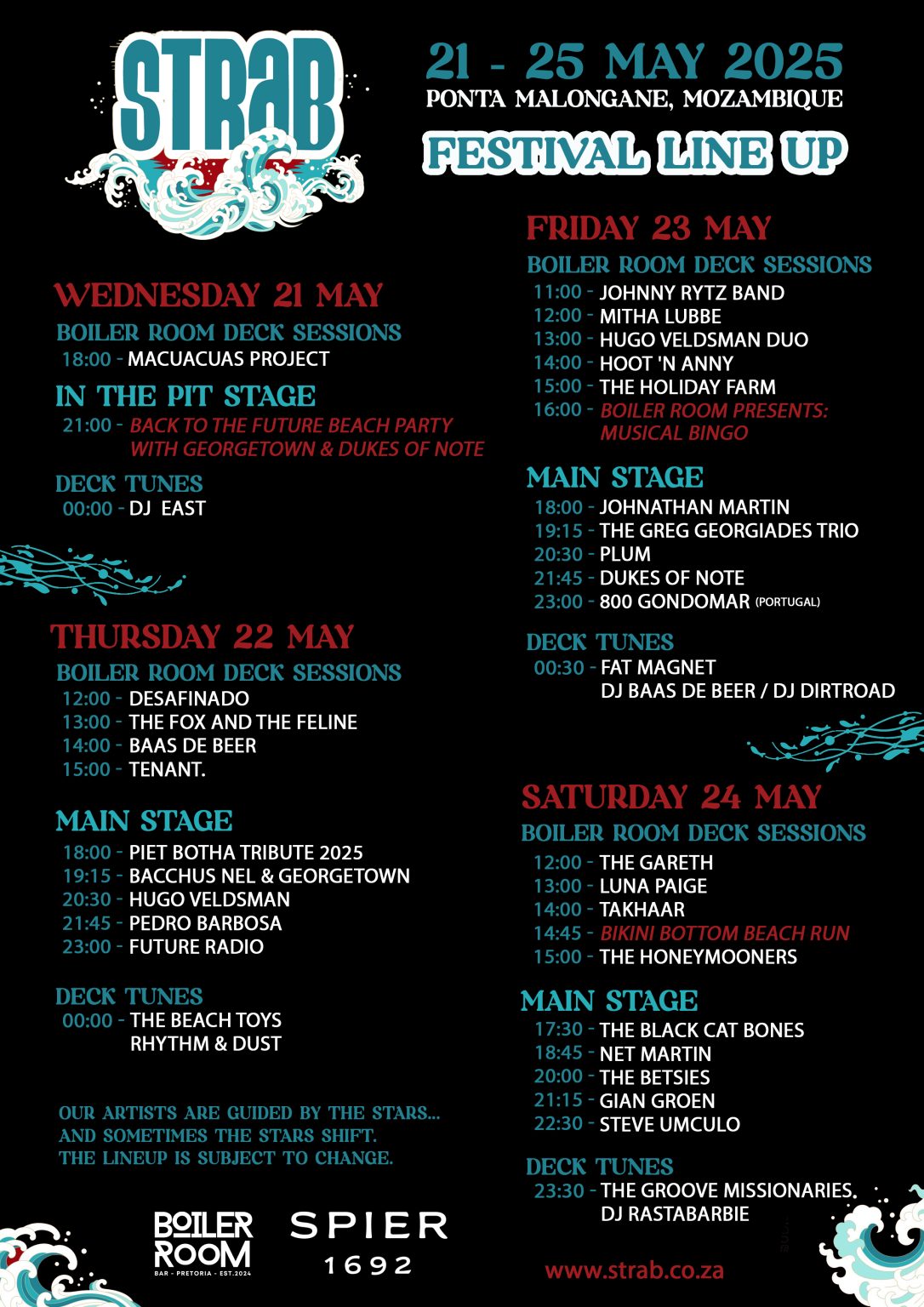 Band Line-up – STRAB