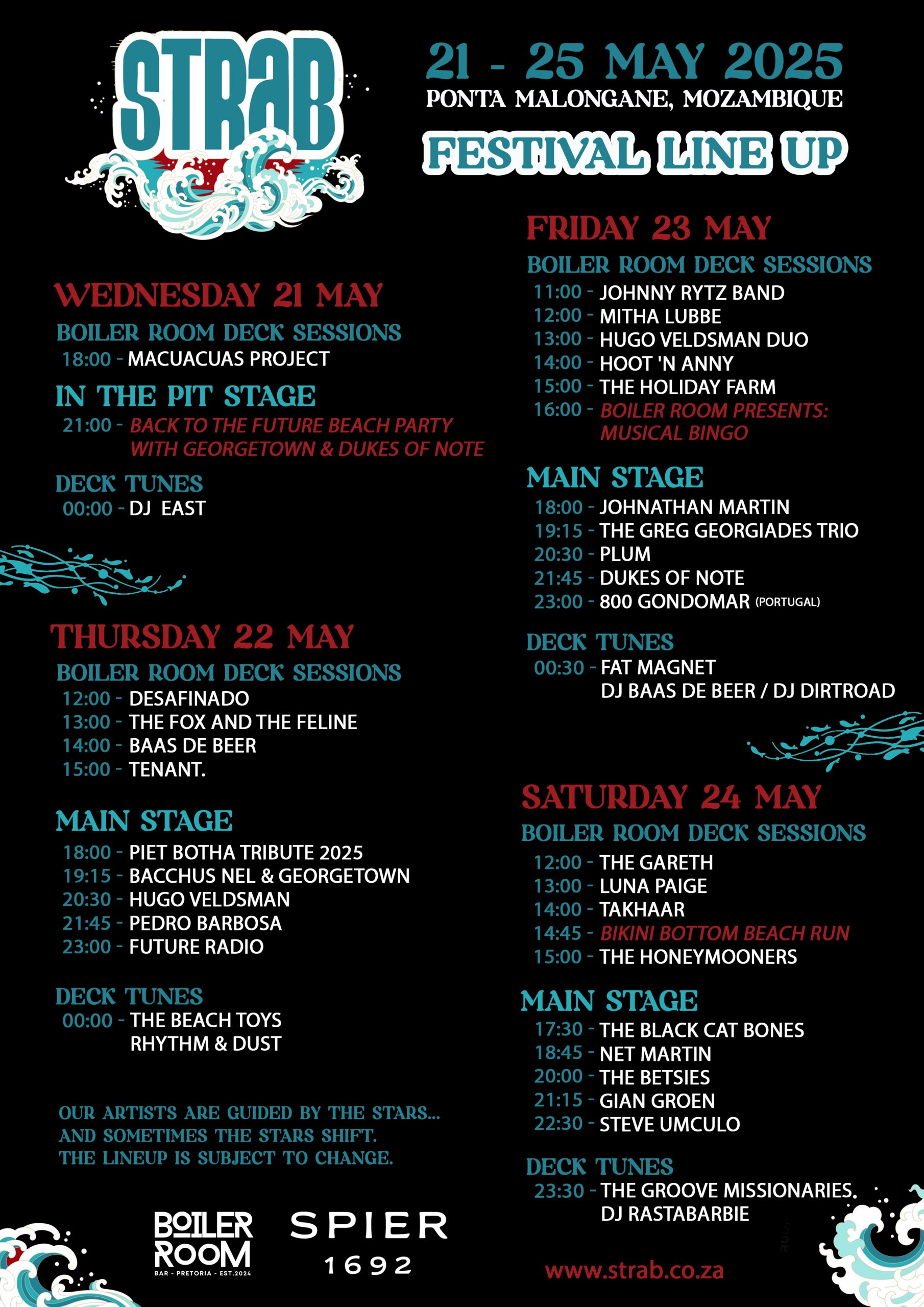 Band Line-up – STRAB